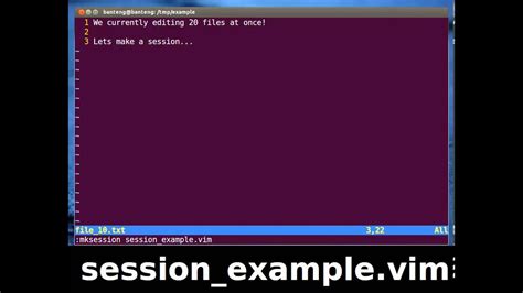 Vim Tutorial Session YouTube