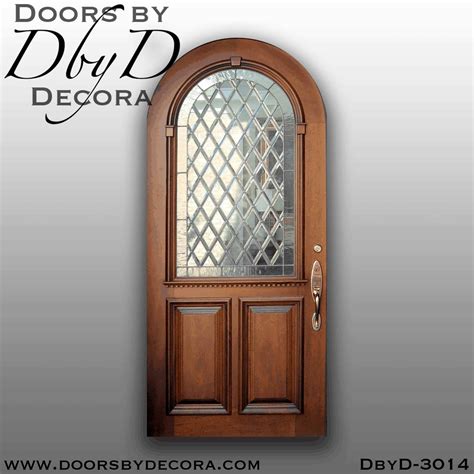 Custom Rustic Leaded Glass Door Solid Wood Entry Doors By Decora