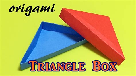 Origami Triangle Box