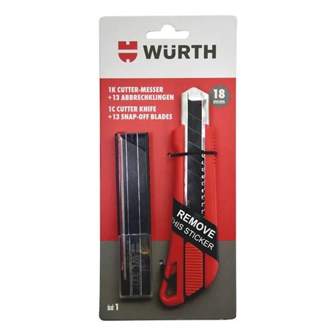 Würth Falçata Seti (1 Falçata+13 Bıçak) 18 MM 0715 66 118