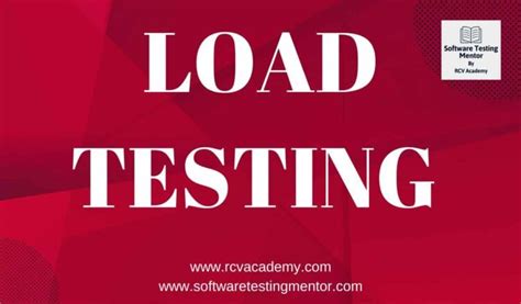 Load Testing Software Testing Mentor