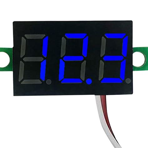 8 Uds Pantalla De Voltaje Cc De 2 Cables Cc 25 V 40 V Medidor De