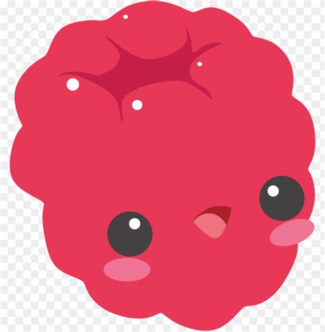 Free Download Hd Png Raspberry Raspberries Red Cute Raspberry Png