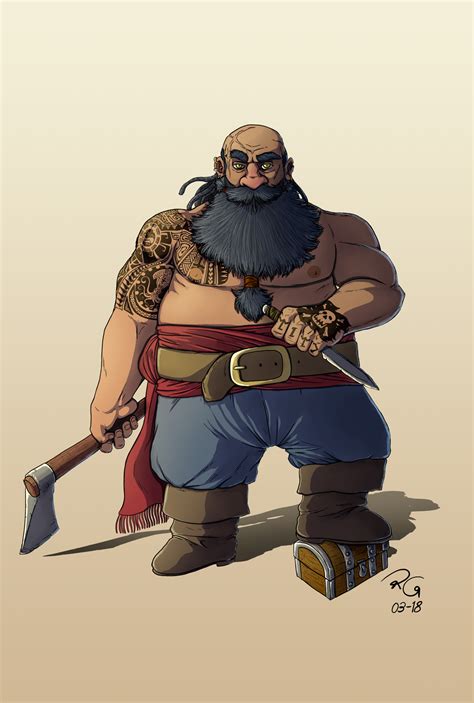 Dwarf Pirate By Rafagaart On Deviantart