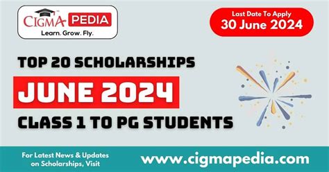 Latest Scholarships June 2024 Announced Last Date Cigma Pedia Latest Scholarships June 2024 Announced Last Date Cigma Pedia