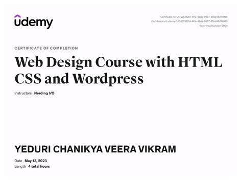 Vikram Yadav On Linkedin Udemy Webdevelopment Css Html