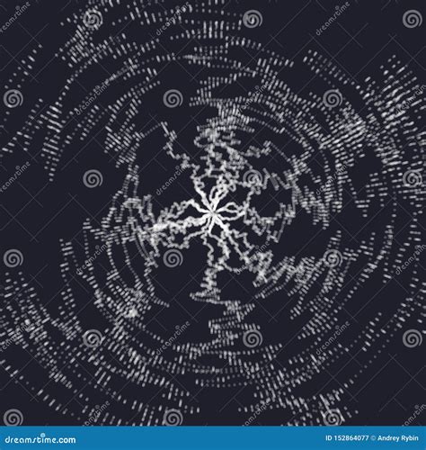 Data Structure Big Data Spreading Model Vector Illustration Stock