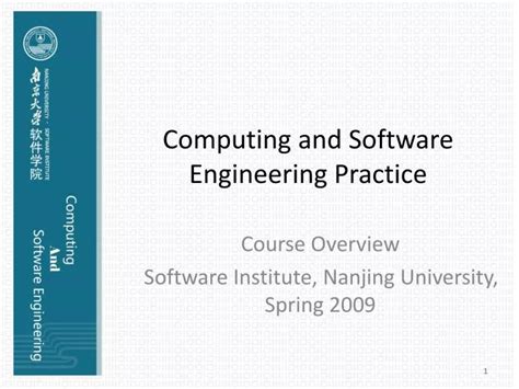 Ppt Computing And Software Engineering Practice Powerpoint Presentation Id5816038