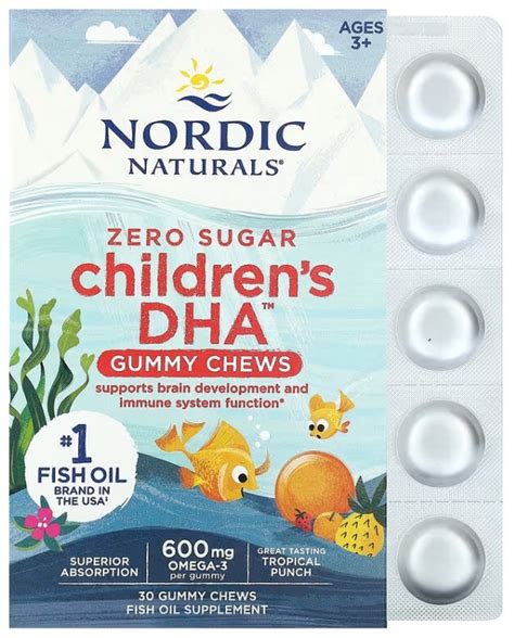 Купить Nordic Naturals, Children's DHA, для детей от 3 лет, со вкусом ...