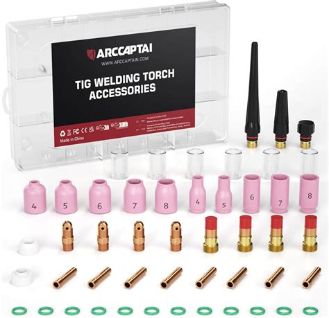 Arccaptain Tig Kit De Accesorios De Soplete De Soldadura 49 Unids