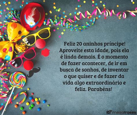 Mensagens De Aniversário De 20 Anos Dia De Festa