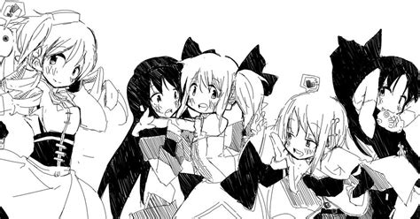 魔法少女まどかマギカ 全員集合 アマムシチユウのイラスト Pixiv