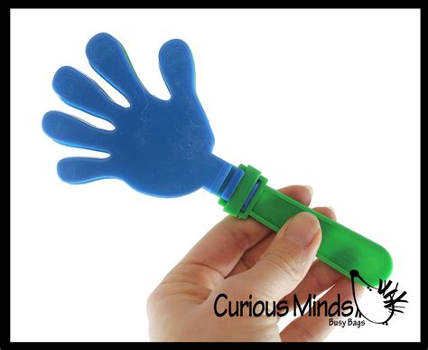 New Large Hand Clapper Clacker Noise Maker Clicker Clap Toy Fun Cl Curious Minds Busy Bags