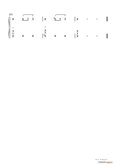 钟简化版 La campanella 歌谱简谱网