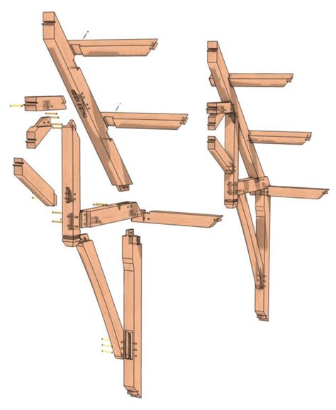 Hammer Beam Truss Assembly Timber Frame Hq