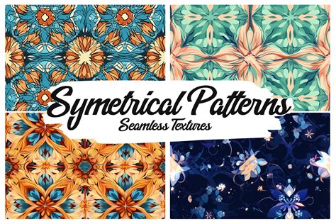 Symmetrical Seamless Patterns Texture Graphic By Supremetones · Creative Fabrica