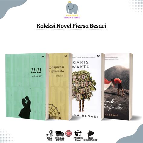 Jual Koleksi Novel Fiersa Besari 11 11 Konspirasi Alam Semesta Garis