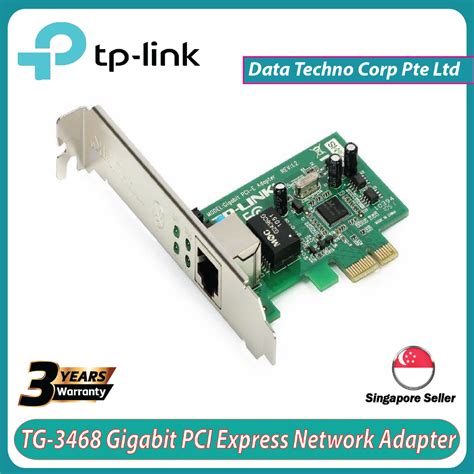 TP LINK TG Gigabit PCI Express Network Adapter Local Warranty Shopee Singapore