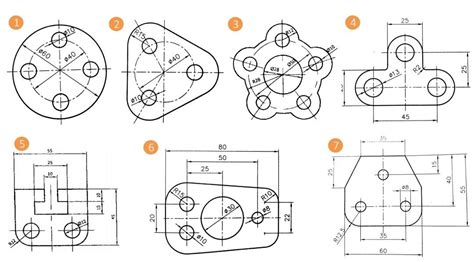 Solved Shapes Drawing On Autocad • All 7 Shapes Are