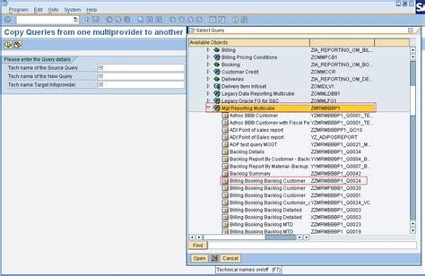 Program To Force Copy Sap Bex Queries