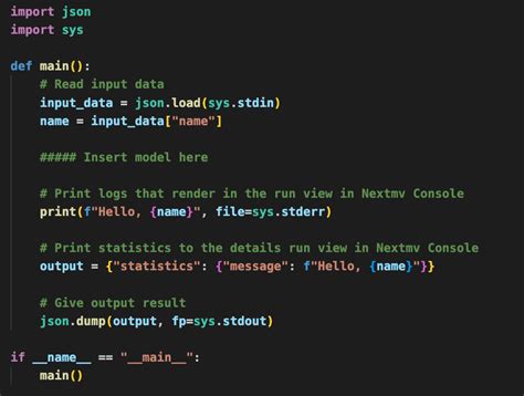 Bring Your Custom Python Decision Model To Nextmv Build Test Deploy