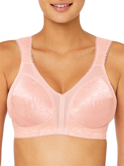 Playtex 18 Hour Ultimate Shoulder Comfort Wirefree Bra Pretty Blush