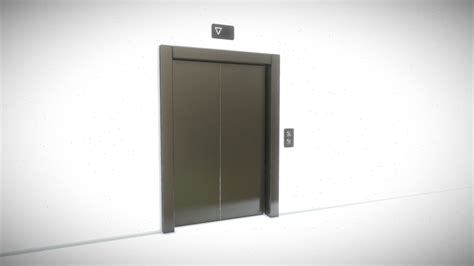 Simple Elevator With Animation Download Free 3d Model By Lhaegy Fu