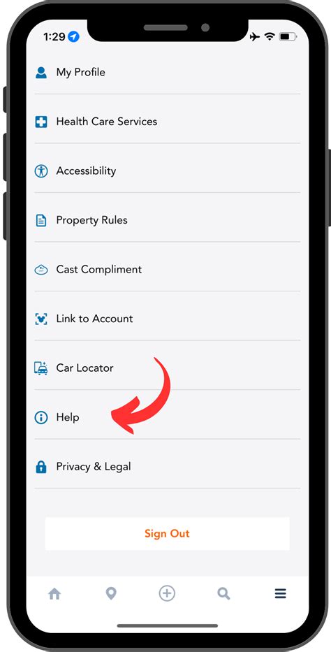 Getting Help With My Disney Experience App