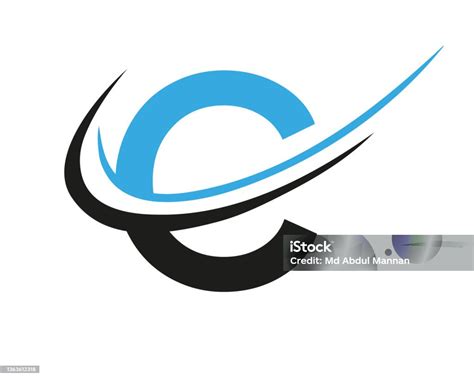 편지 C 로고 벡터 템플릿 현대적이고 간단한 디자인 C 비즈니스 및 회사 정체성 현대 평면 및 미니멀한 템플릿용 로고타입 개념에