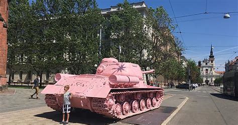 Pink Tank By David Černý Brno Album On Imgur