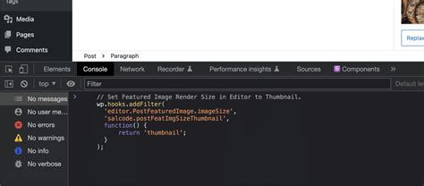 Change Render Size Of Featured Image In WordPress Gutenberg Block Editor Sal Ferrarello
