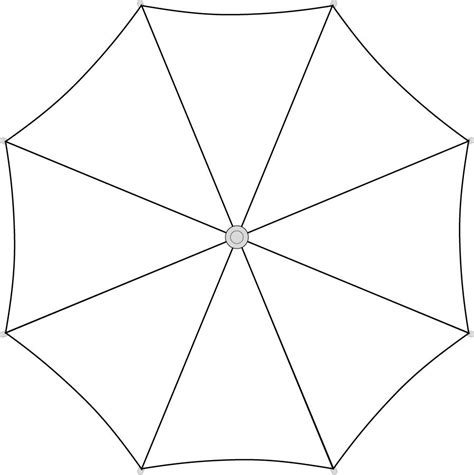 Beach Umbrella Template Clipart Best