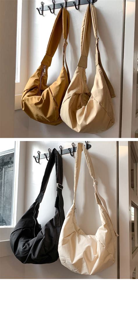 윤키 가벼운 데일리 보부상 가방 해외 여행 패딩 크로스백