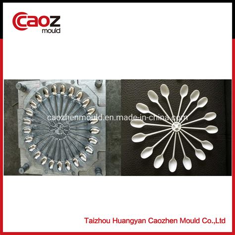 Multi Cavity Plastic Disposable Spoon Fork Injection Mould CZ 1727