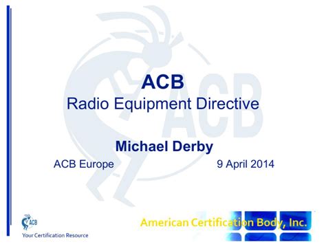Radio Equipment Directive