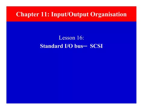 Comp Archch Scsi Bus Ppt