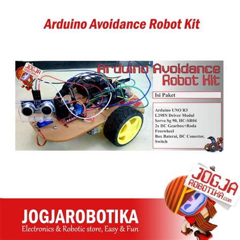 Jual Arduino Avoidance Robot Kit Di Lapak Jogjarobotika Bukalapak