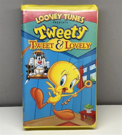 Looney Tunes Presents Tweety Bird Tweet And Lovely Vhs 1999 Video Tape