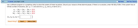 Solved 17 1 Points Larlinalg8 1 2 039 My Notes Ask Your Te