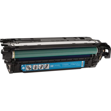 HP Cyan Laserjet Print Cartridge For CM4540 Series CF031A B&H