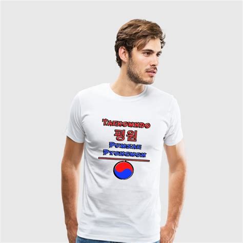 Pyongwon 3d Pumsae Taekwondo Poomse Pyongwon Männer Premium T