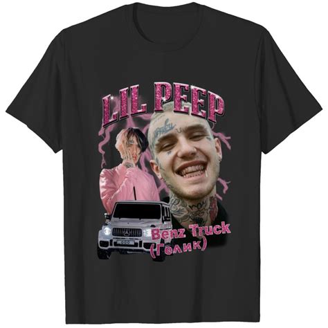 Lil Peep Shirt Lil Peep Printed Graphic Tee Lil Peep Benz Truck Team