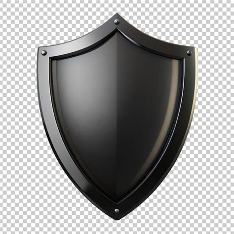 Premium Psd Black Shield