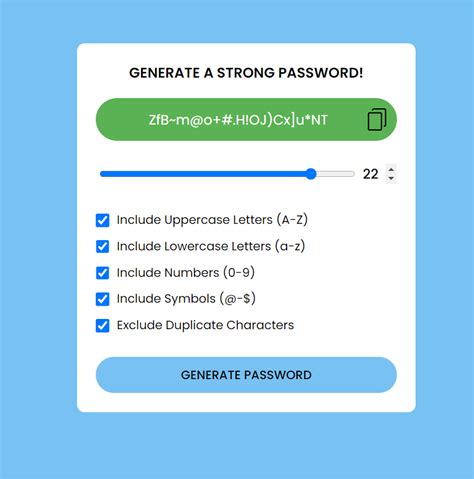How To Create Random Strong Password Generator Using HTML CSS JavaScript DEV Community