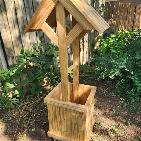 Cedar Deck Planter Build Plans Flower Box For Deck Digital Download