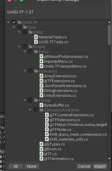 如何在 unity 中导入 gltf glb 文件 unity glb csdn博客