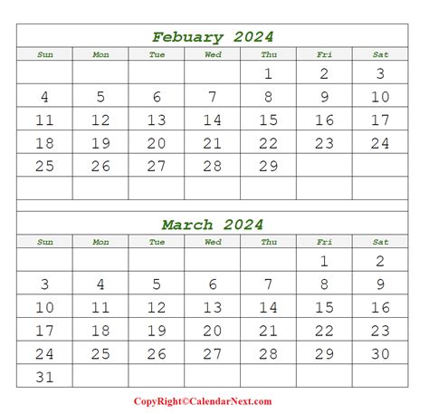 January February March April 2024 Calendar Printable Dell Moreen