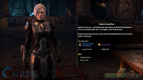The Elder Scrolls Online Dark Brotherhood Dlc Review Mmohuts