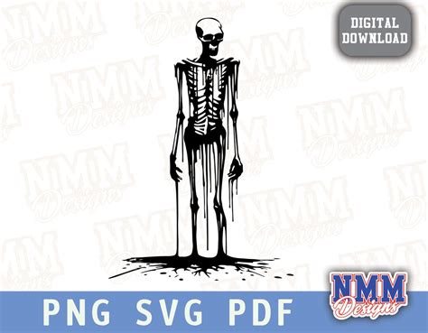 Dripping Skull SVG Skeleton SVG Gothic Decal T Shirt Sticker Graphics