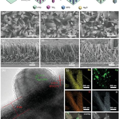 A Scheme Of The Fabrication Process Of Tio2 Bto Ag2o Nanorod Array